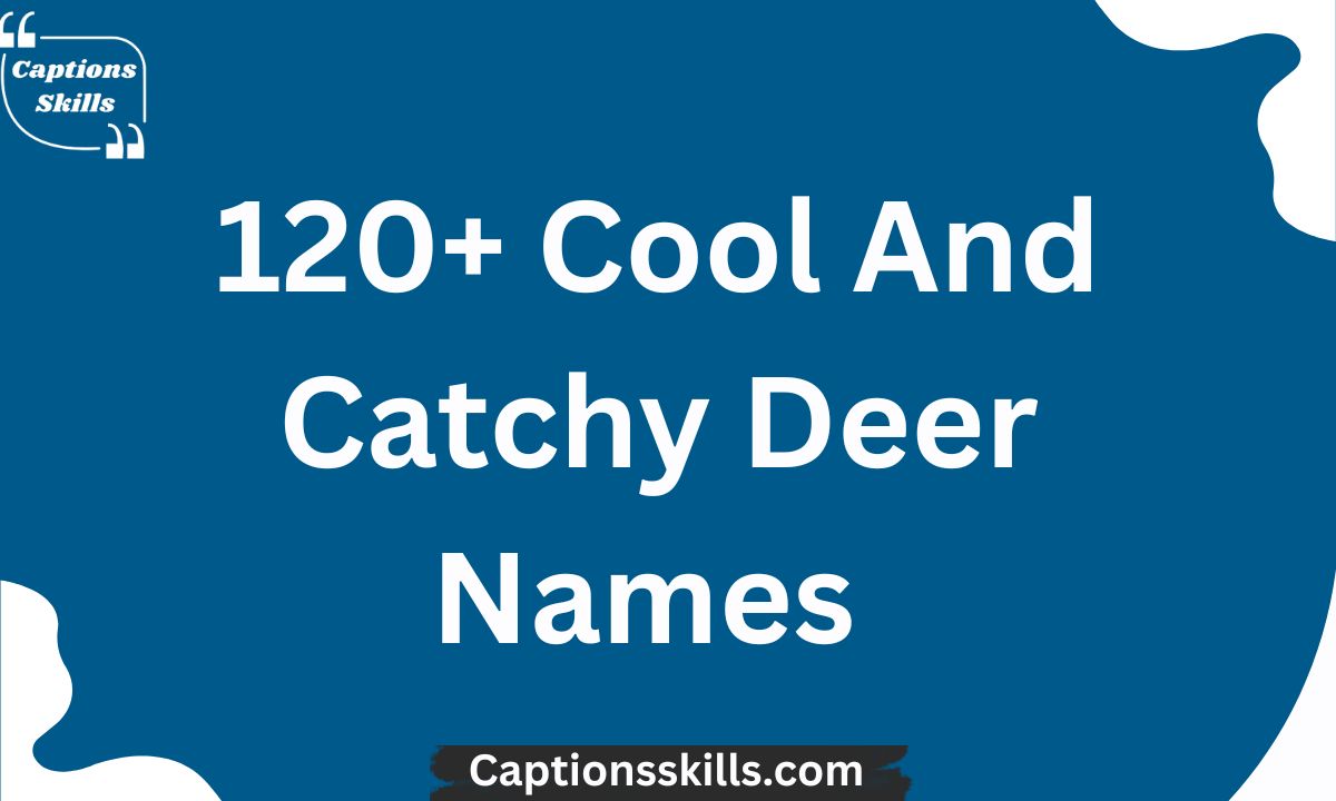 120+ Cool And Catchy Deer Names - captionsskills.com